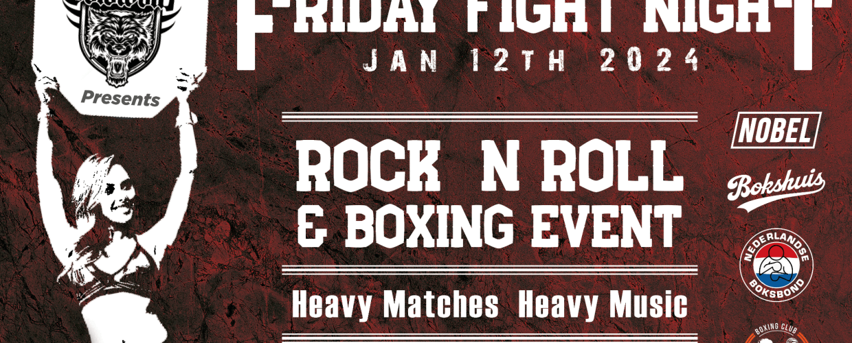 Win kaarten voor Friday Fight Night met onder meer Dikke Dennis & The ...