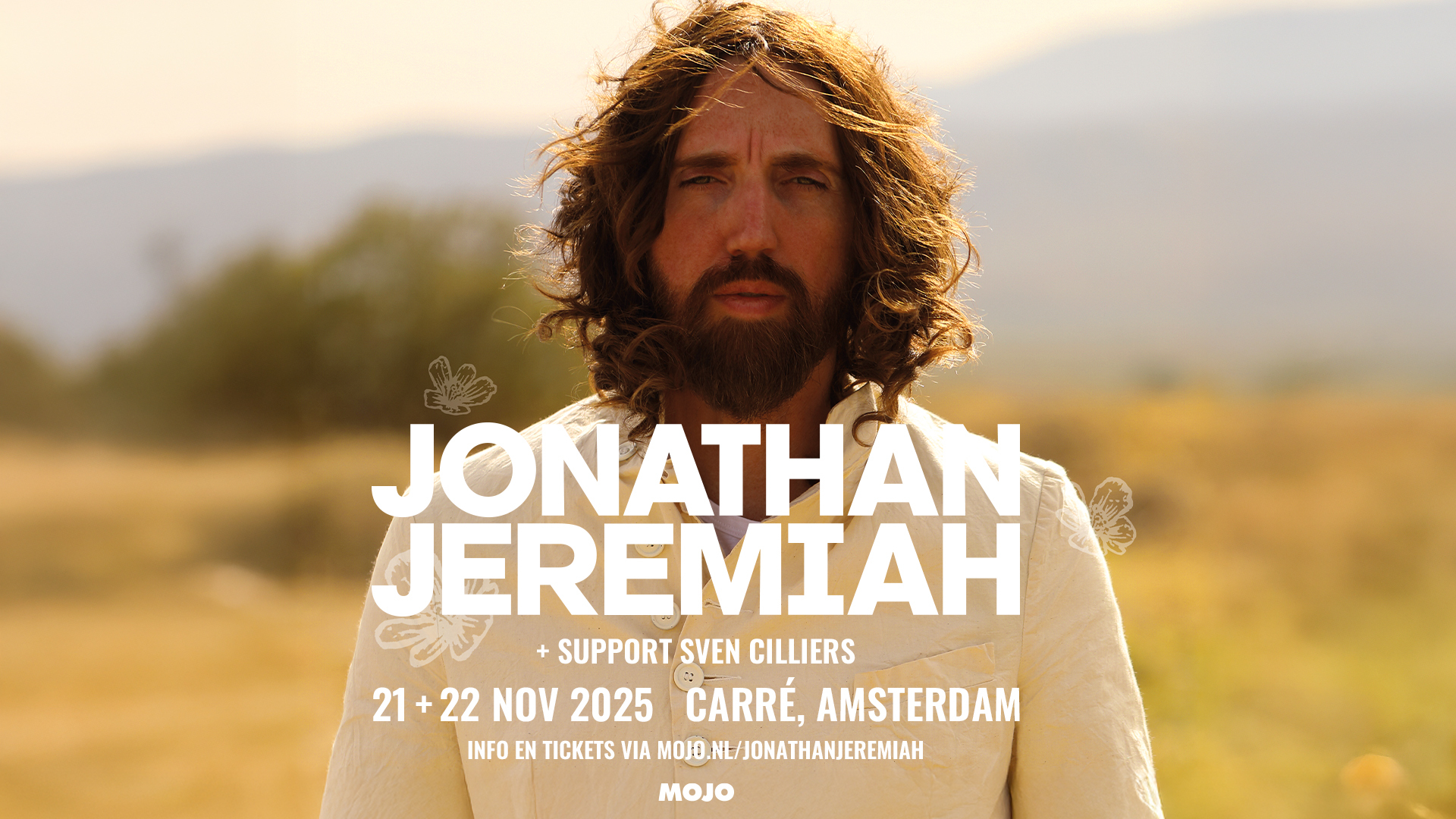 Jonathan Jeremiah voor twee shows naar Carré - Rockportaal.nl