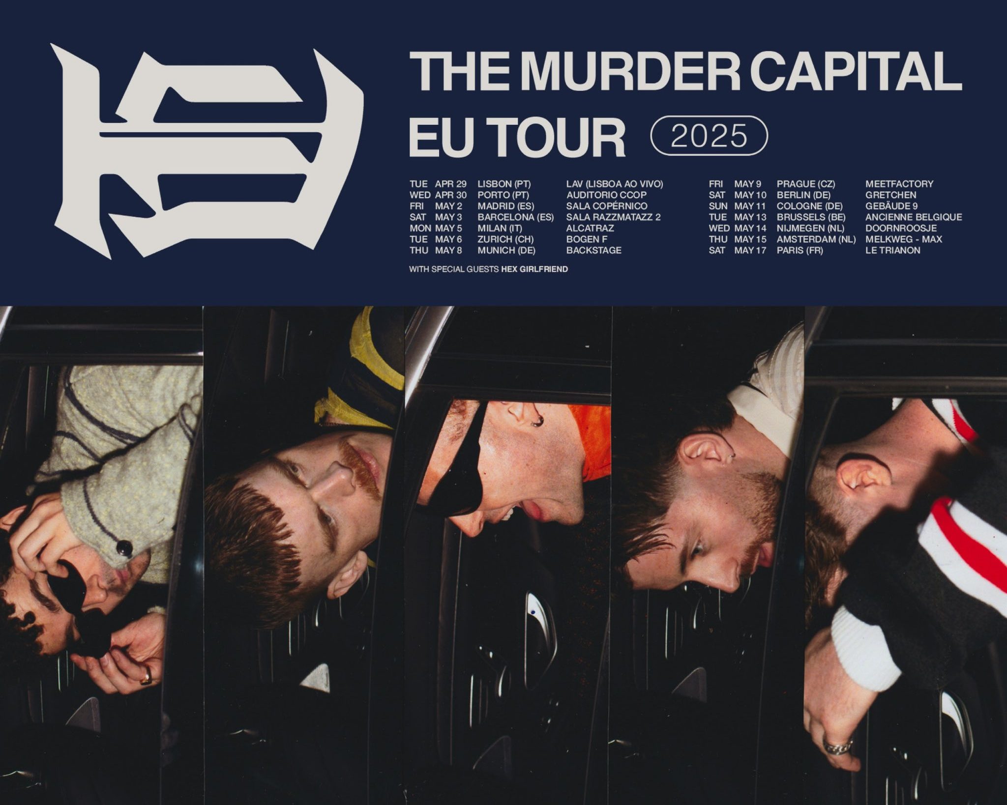 The Murder Capital + Hex Girlfriend - Doornroosje (Nijmegen) 14/05/2025 ...