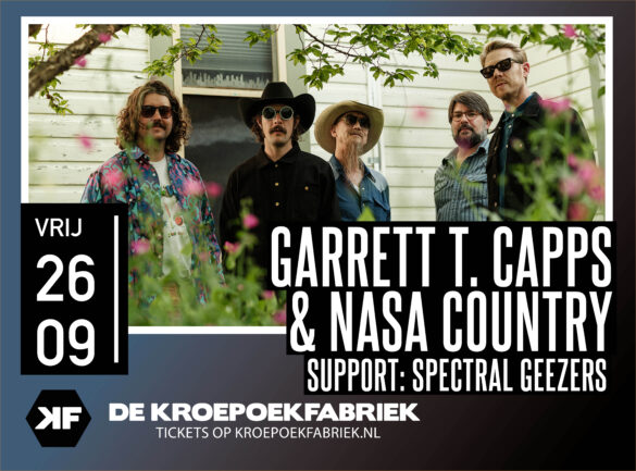 Texaanse countryrocker Garrett T. Capps op vrijdag 26 september in De ...