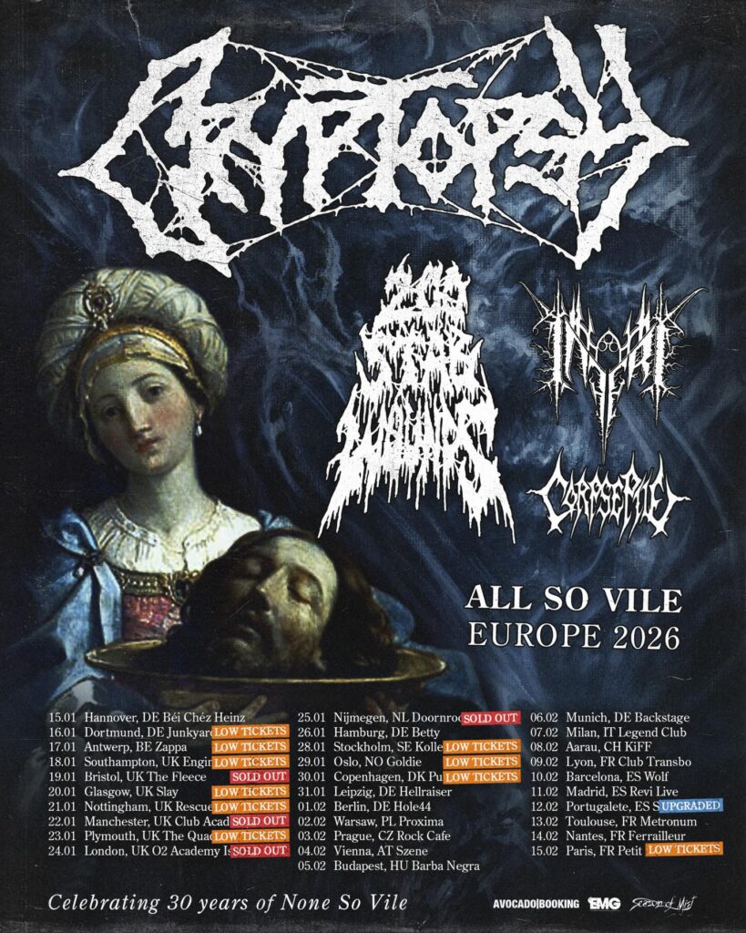 Cryptopsy + 200 Stab Wounds + Inferi + Corpse Pile - Doornroosje ...
